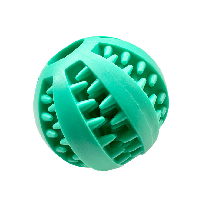 Coco & Pud Enrichment Interactive Dog Treat Ball Toy - Seafoam